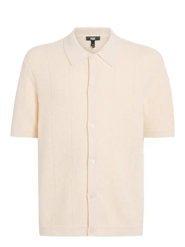 Paige Cotton-linen Mendez Shirt - Beige