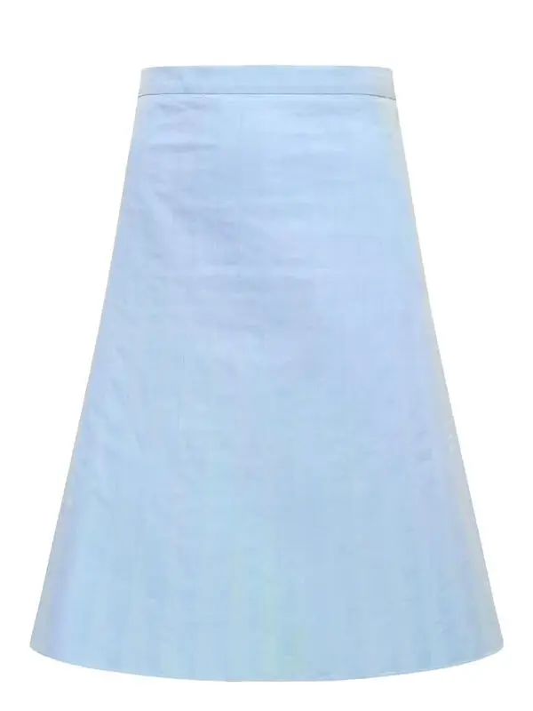 MAISON MARGIELA Striped Mini Skirt - Blue