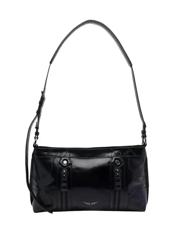 Zadig&Voltaire Patent Leather Shoulder Bag - Black