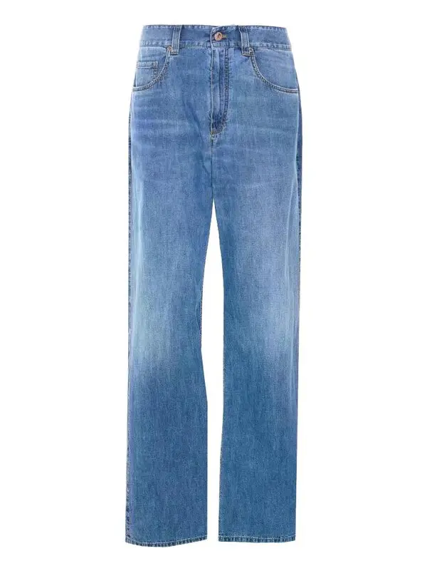 Brunello Cucinelli Monile Loose-fit Jeans - Blue