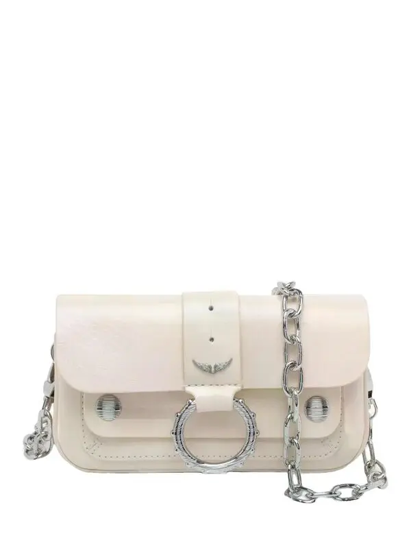 Zadig&Voltaire Leather Shoulder Bag - White