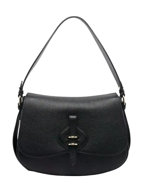 COCCINELLE Mavery Leather Shoulder Bag - Black