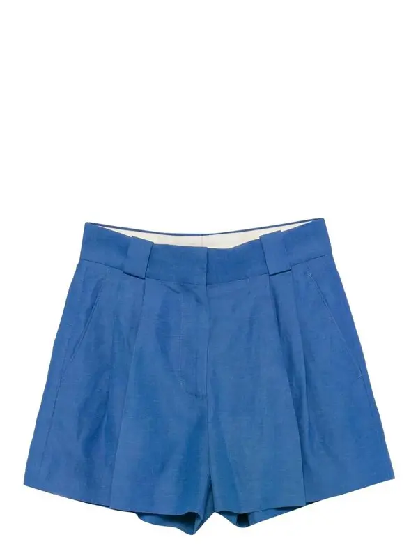 BLAZÉ MILANO Pleated Shorts - Blue