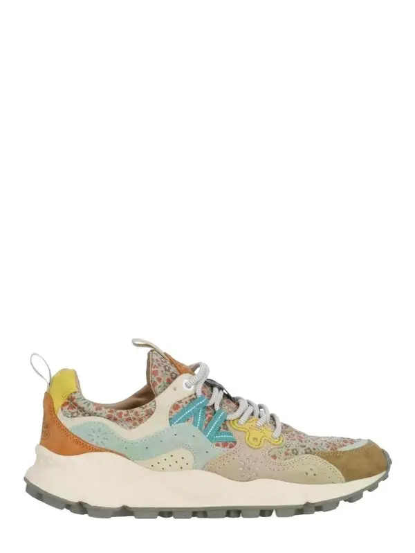 FLOWER MOUNTAIN Yamano 3 Suede Sneakers - Neutrals