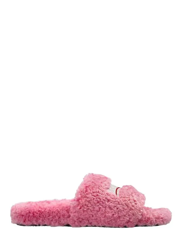 Balenciaga Rhinestone-embellished Sandals - Pink