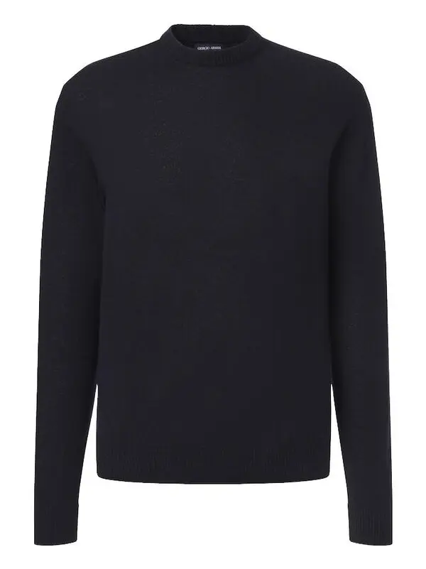 Giorgio Armani X Alanui Cashmere And Silk Polo Shirt - Blue