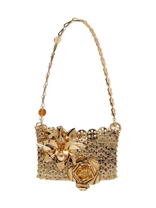 Rabanne Small Shoulder Bag - Gold