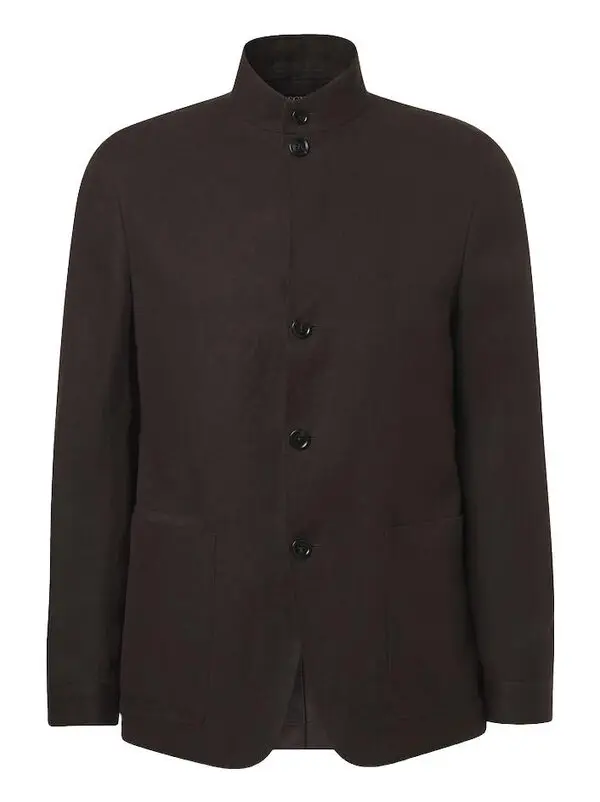 Zegna Il Conte Linen Jacket - Brown