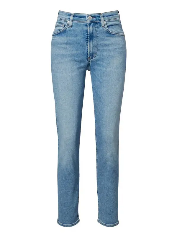 Citizens Of Humanity Caia High-rise Straight Jeans - Blue