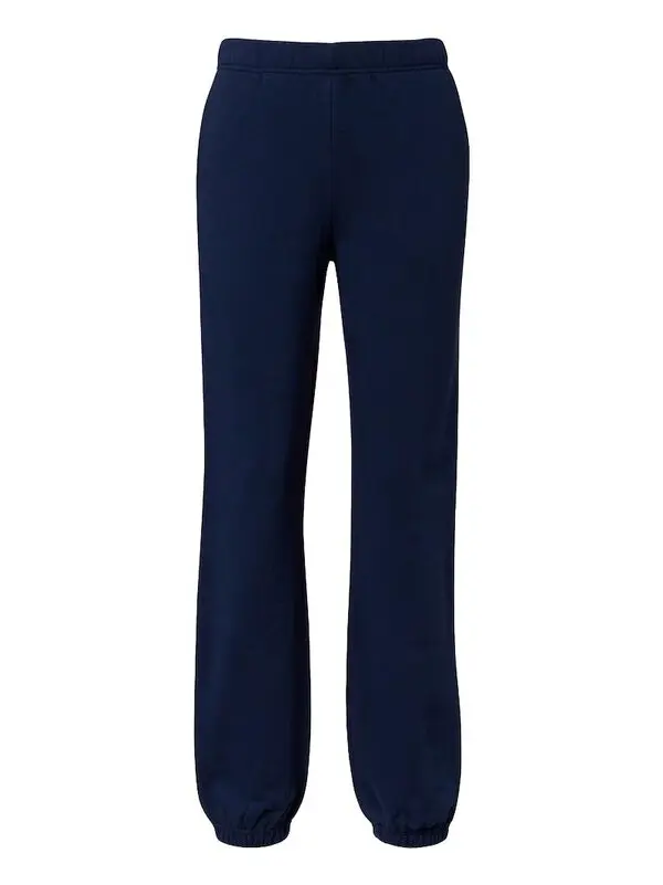 The Upside Harrison Cotton Jersey Sweatpants - Blue
