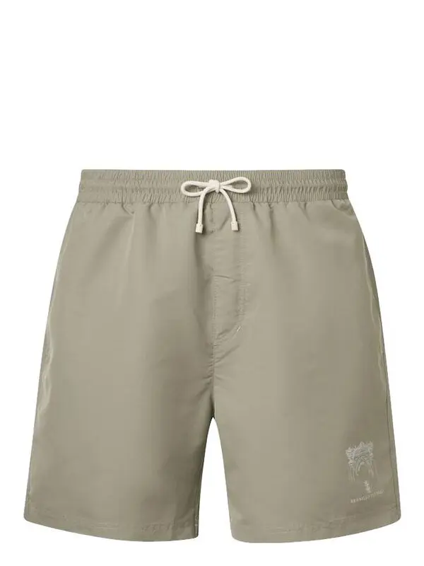 Brunello Cucinelli Swim Trunks - Green
