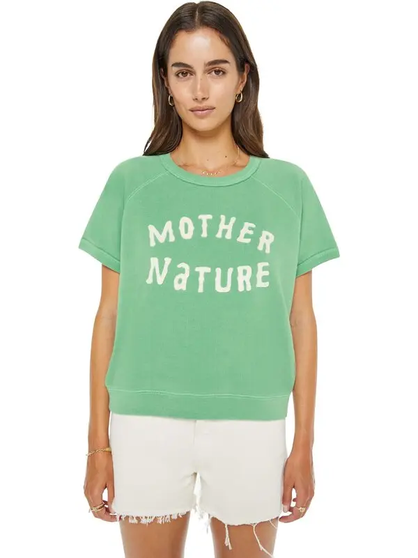 MOTHER The Short Sleeve Concert Nature Shirt - Green