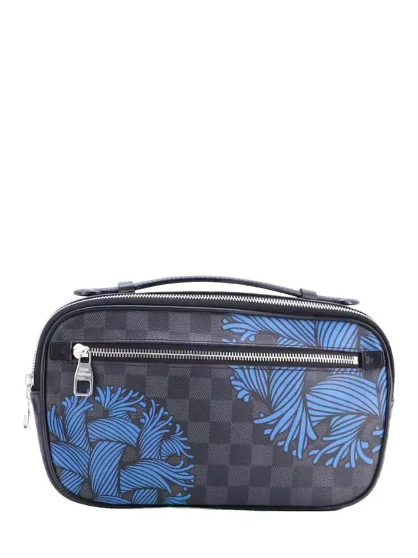 LOUIS VUITTON Ambler Waist Bag Limited Edition Nemeth Damier Graphite - Black