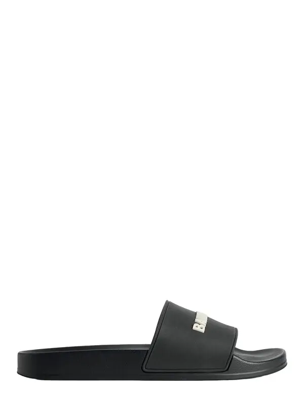 Balenciaga Pool Slide Sandal - Black