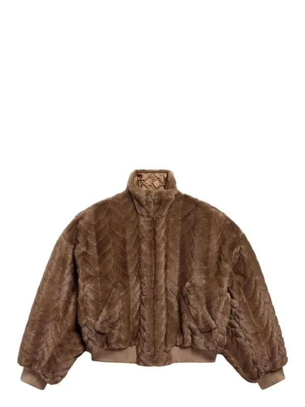 Balenciaga Cropped Jacket - Brown
