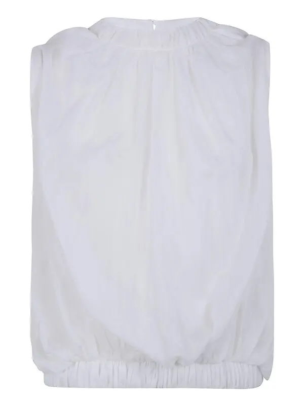 SEMICOUTURE Muslin Shirt - White
