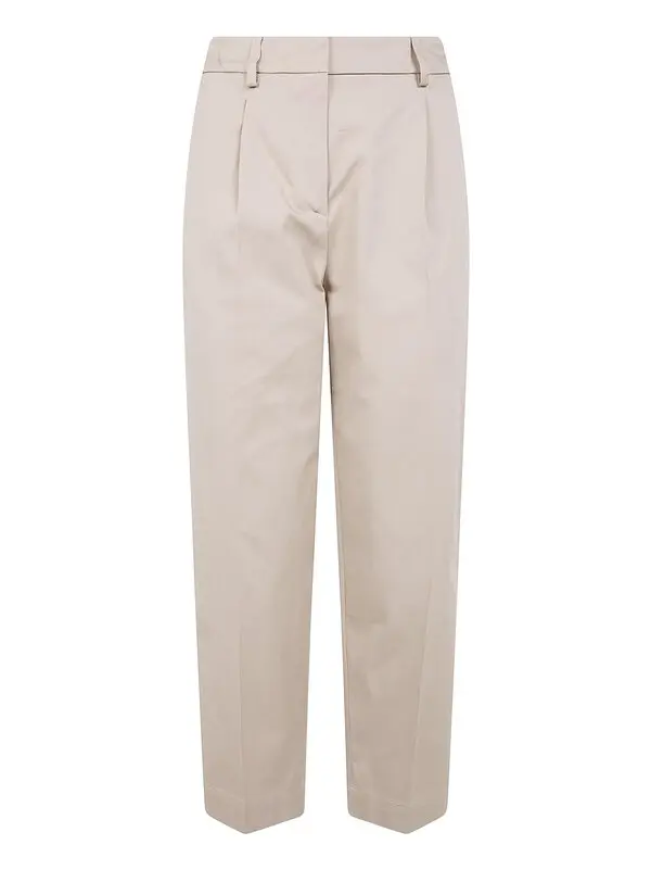 DRHOPE Elastic Waist Trousers - Yellow