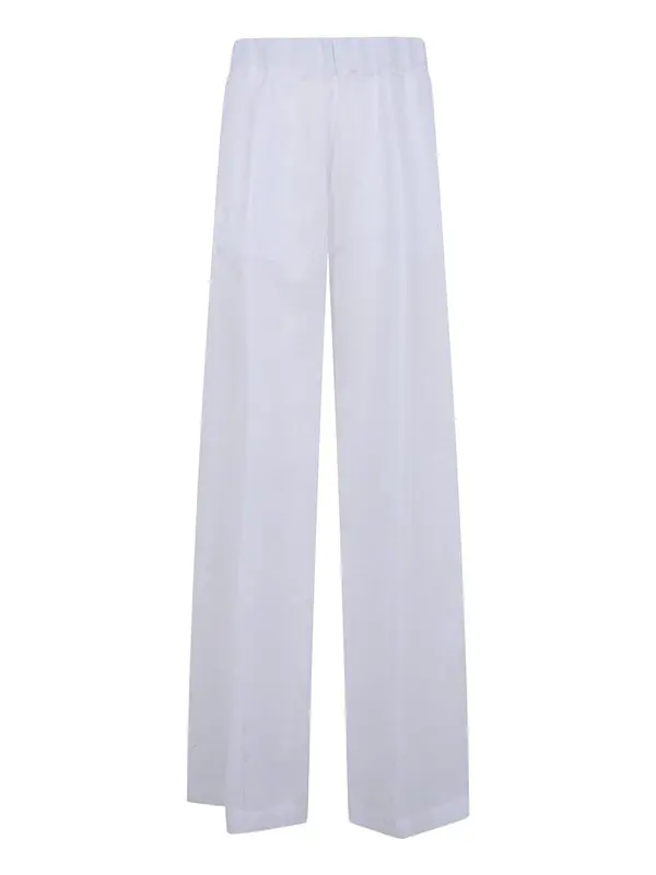 SEMICOUTURE Johnny Linen Trousers - White