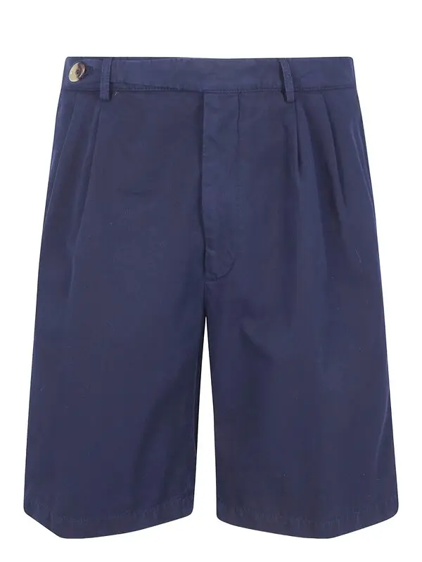 Brunello Cucinelli Bermuda Trousers - Blue