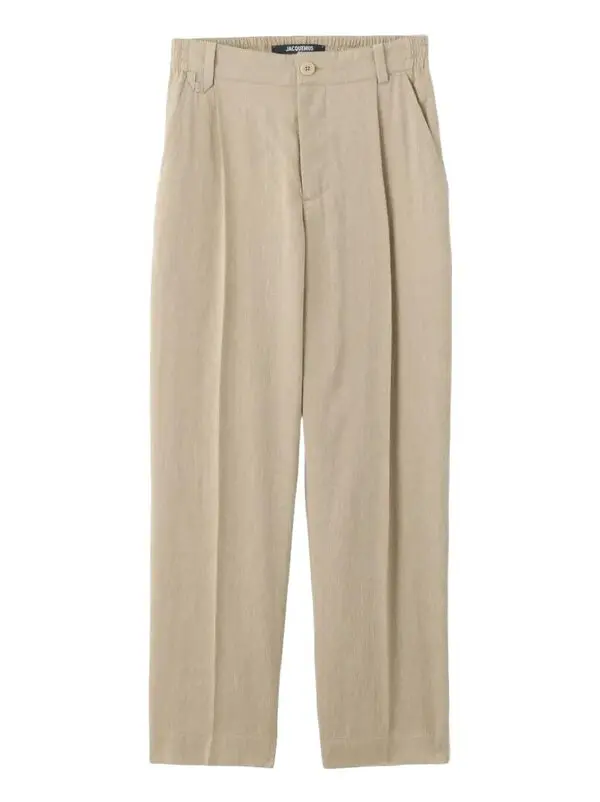 Jacquemus Le Pantalon Croisiere Trousers - Beige