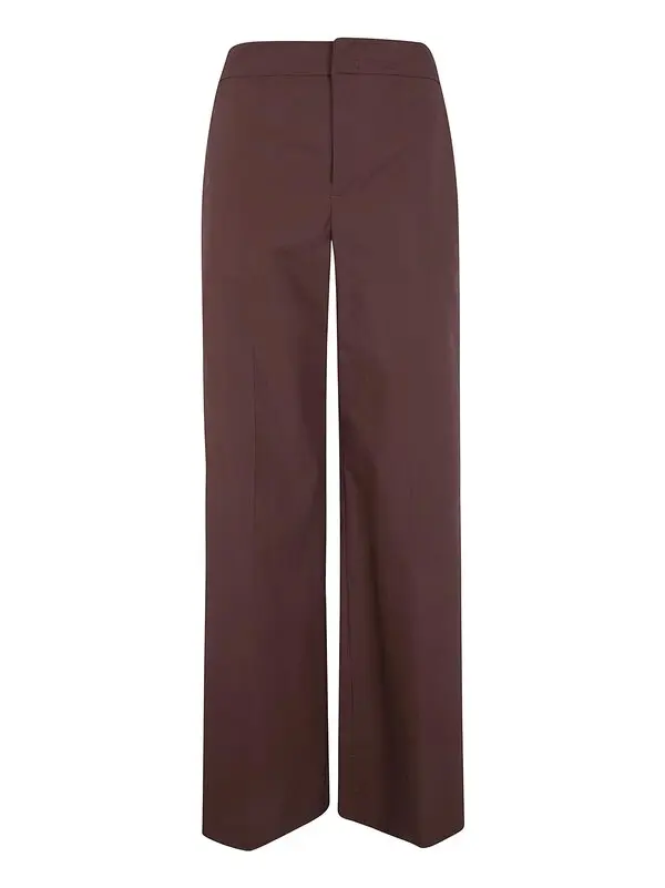 TWINSET Wide Leg Trousers - Brown