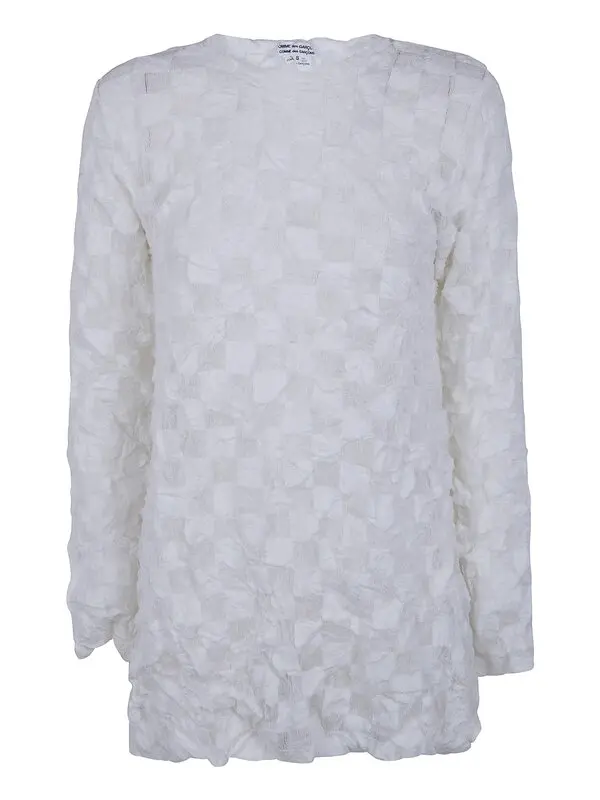 Comme Des Garçons Long Sleeve T-shirt - White