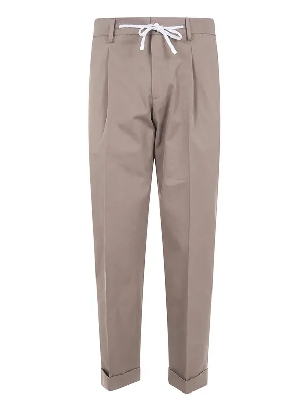 BARBA NAPOLI Roma Chino Trousers - Brown