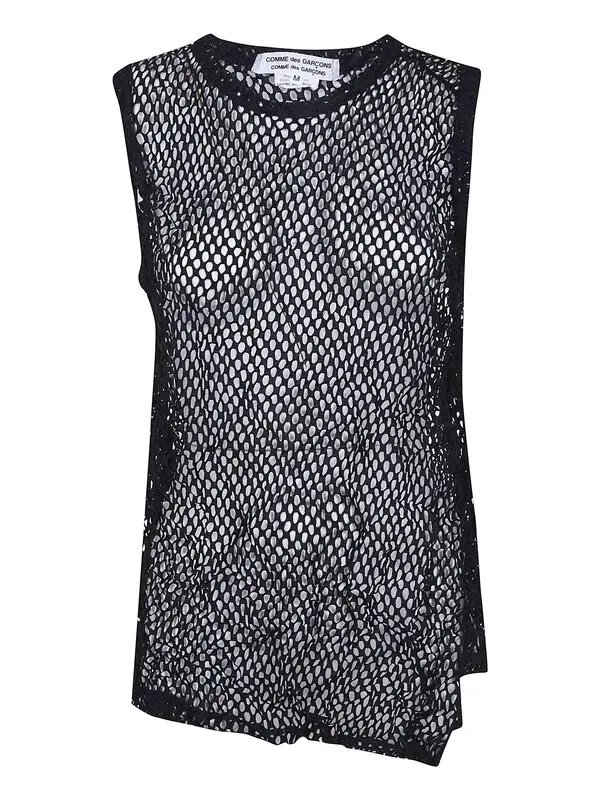 Comme Des Garçons Asymmetrical Tank Top - Black