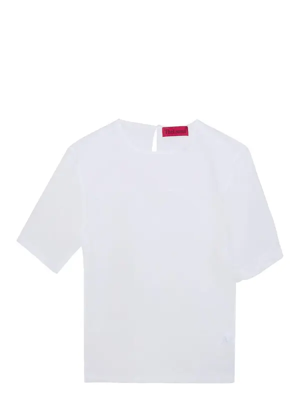 THELATEST Dean Organza Top - White