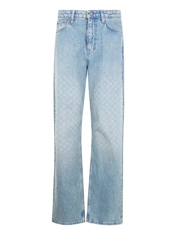 DAILY PAPER Faded Monogram Amba Jeans - Blue