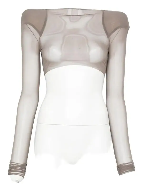 Rick Owens Helm Top - Gray