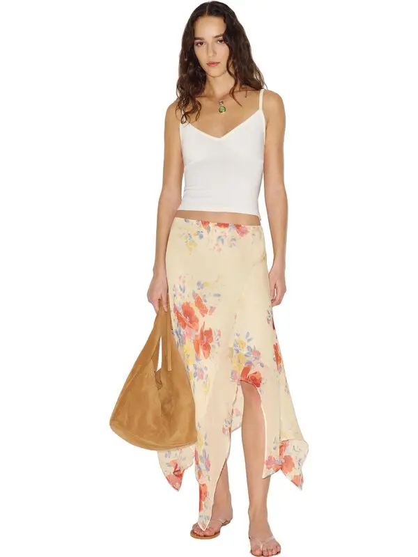 REFORMATION Liliana Skirt - Ivory