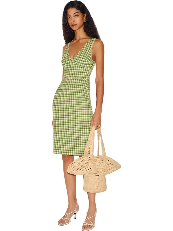 REFORMATION Joni Knit Dress - Green