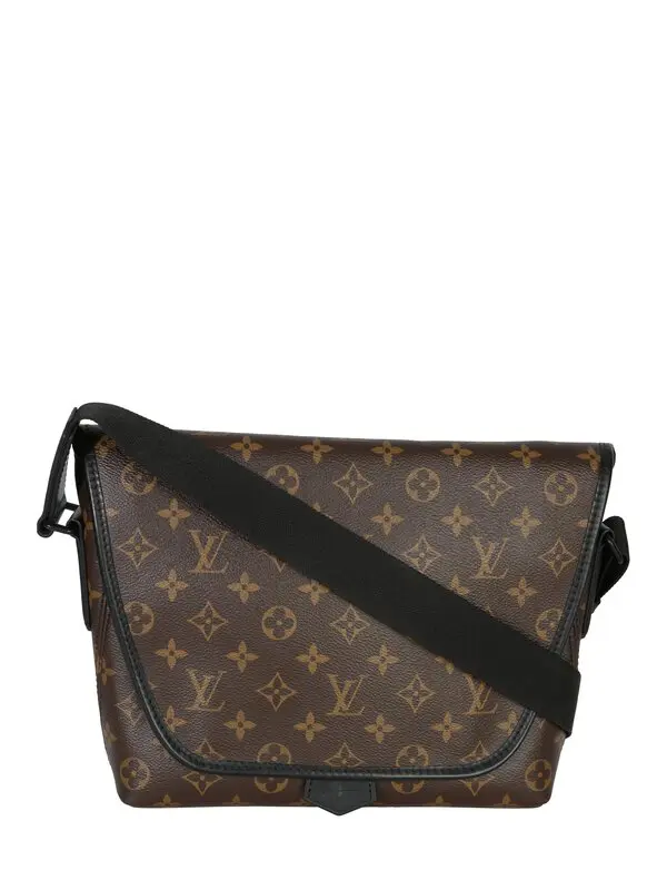 LOUIS VUITTON Monogram Macassar Canvas Magnetic Messenger - Brown