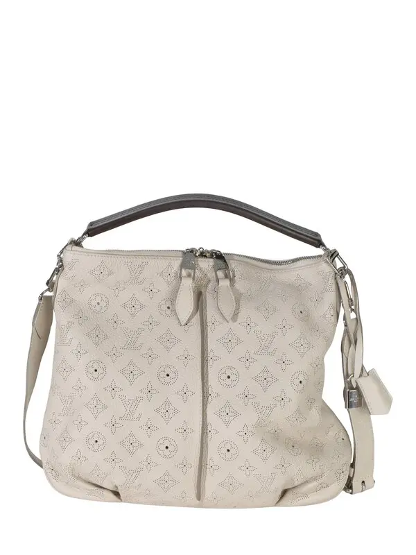 LOUIS VUITTON Cream Monogram Selene Hobo Pm - Neutral