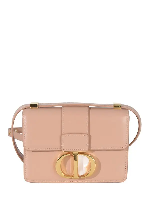 Dior Light Smooth Calfskin Micro 30 Montaigne Flap Bag - Pink