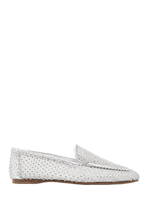 FORTE_FORTE Strass Mesh Loafers - Grey