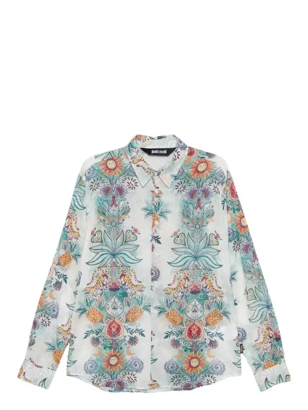 Just Cavalli Printed Shirt - Blue