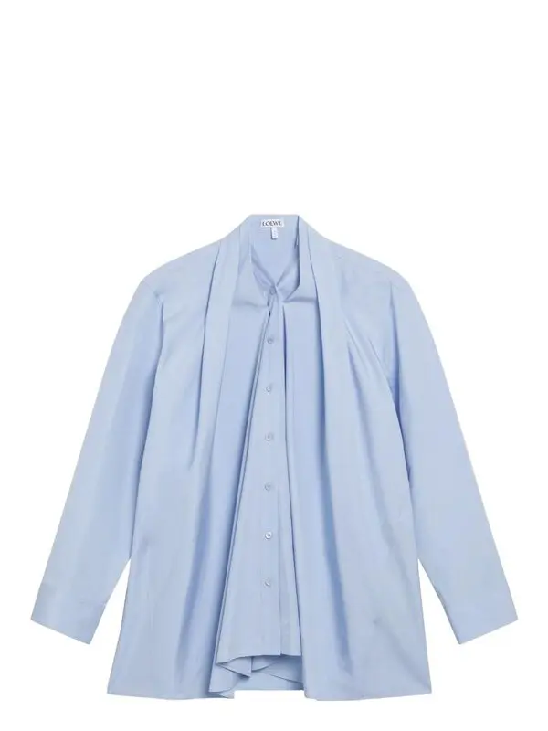 Loewe Cotton Button Down Shirt - Sky Blue