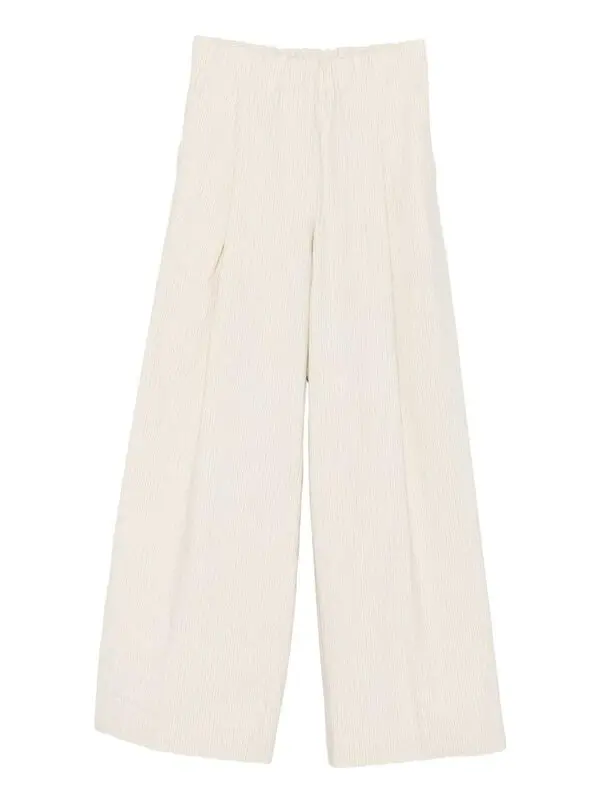 Dries Van Noten Flared-leg Trousers - Beige