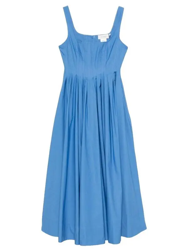 Sportmax Cotton Long Dress - Blue