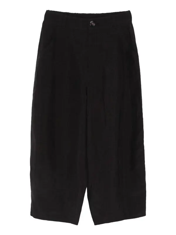 Soh Linen Blend Trousers - Black