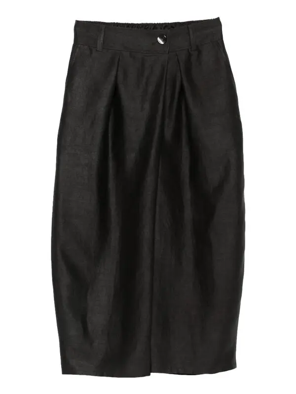 Soh Silk Trousers - Black