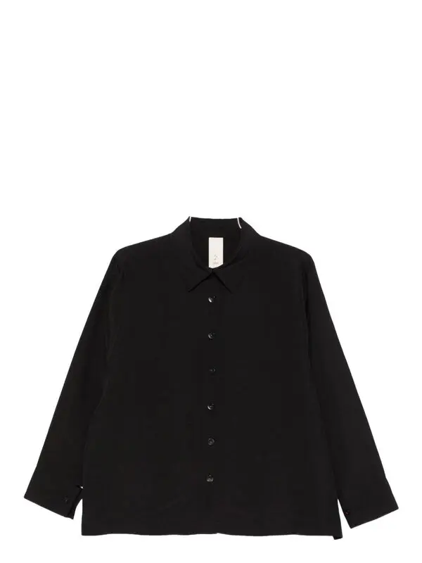 Soh Linen Blend Shirt - Black