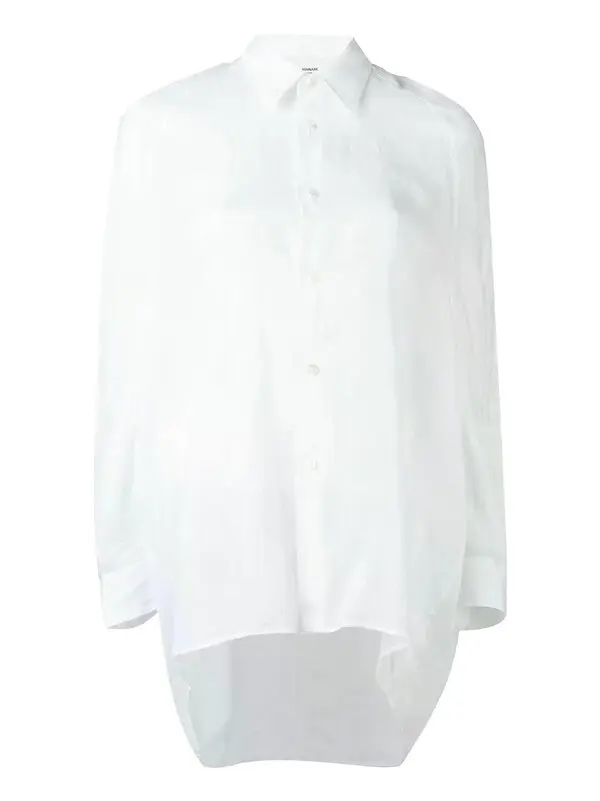 Junya Watanabe Oversized Sheer Shirt - White