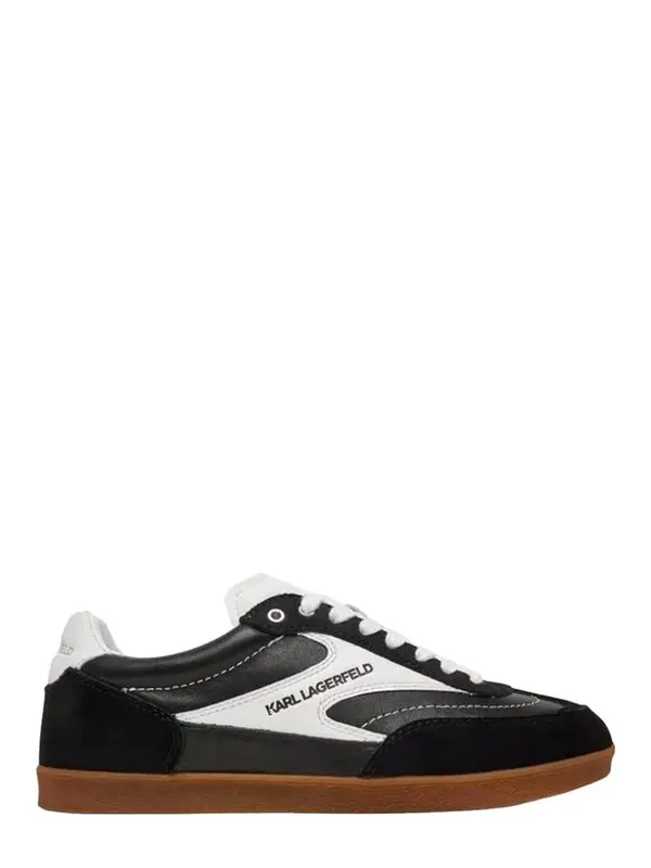 Karl Lagerfeld Kandidate Leather Sneakers - Black