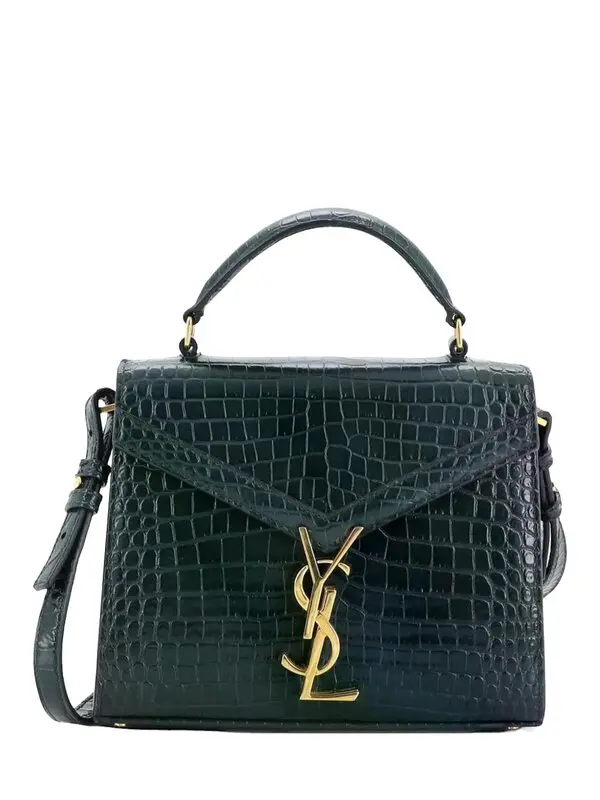 Saint Laurent Cassandra Mini Shoulder Bag - Green