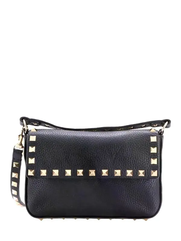 Valentino Garavani Rockstud Leather Mini Crossbody Bag - Black