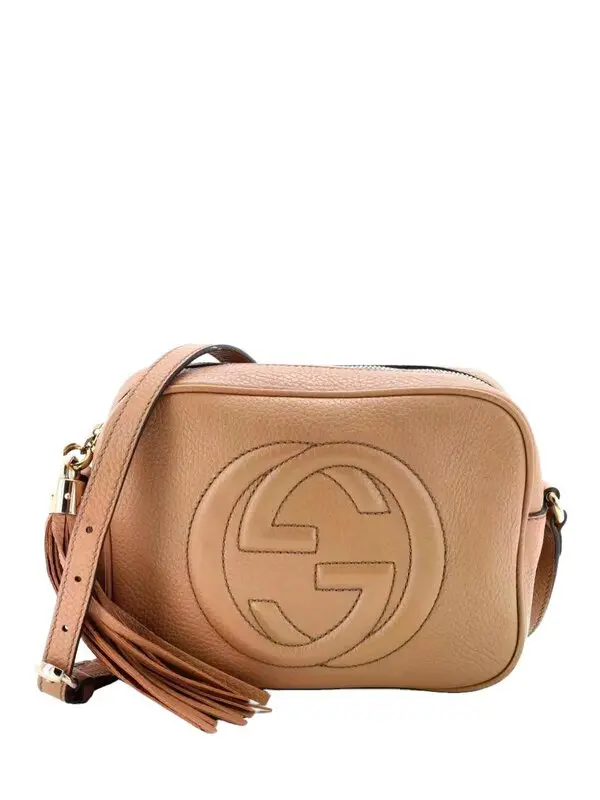 Gucci Soho Disco Leather Small Crossbody Bag - Brown