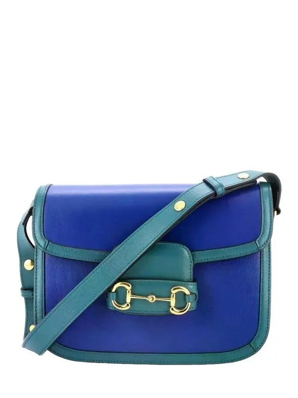 Gucci Horsebit 1955 Small Shoulder Bag - Blue